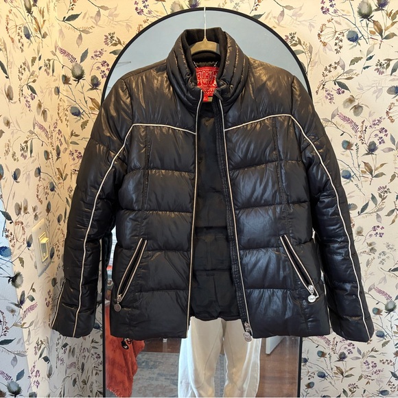 Coach | Jackets & Coats | Black Coach Poppy Collection Puffer Jacket ...